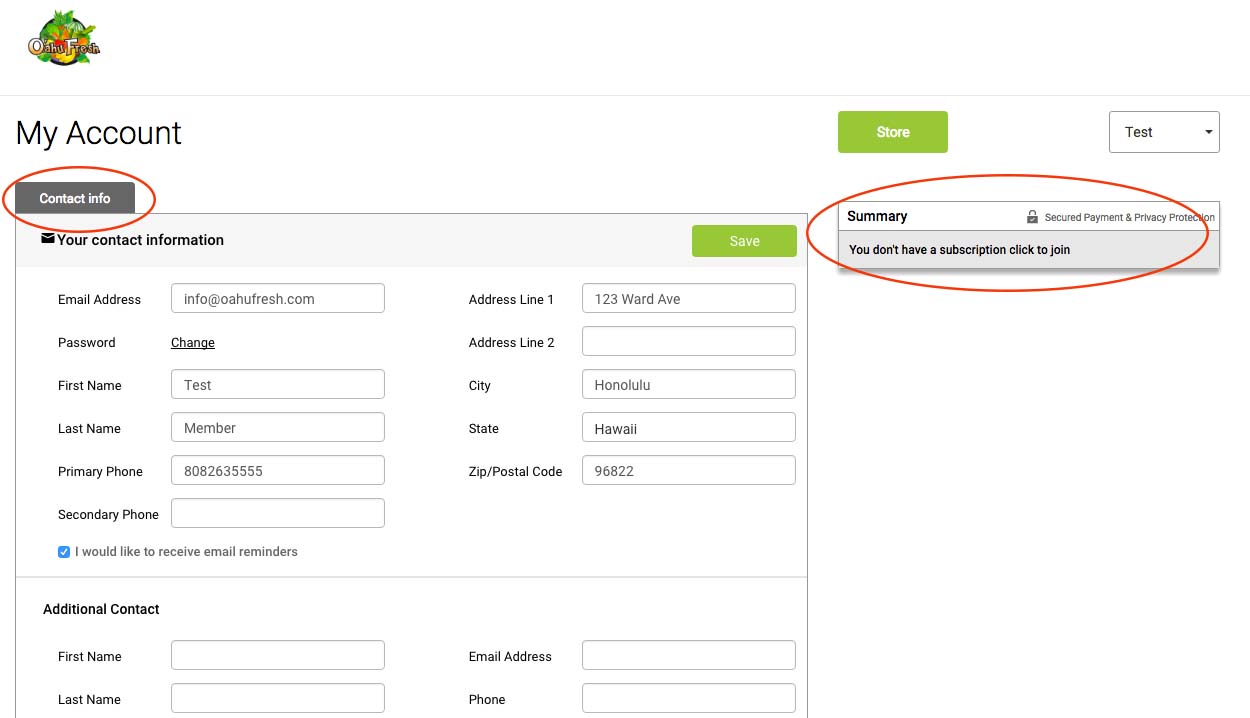 Setting up your new Farmigo account - O‘ahu Fresh